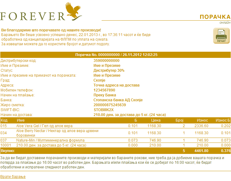 FLP On-line Orders HELP